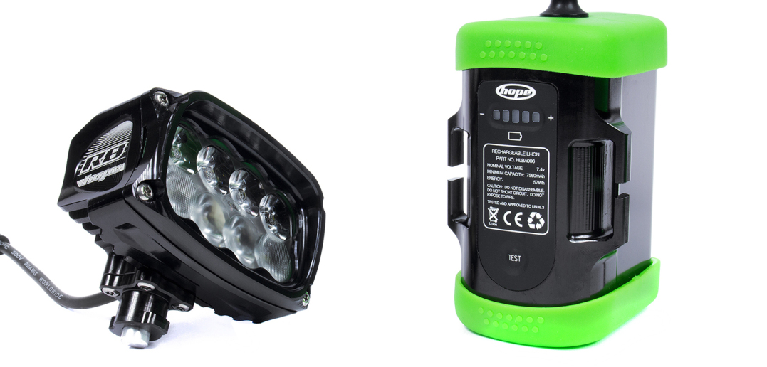 Hope Vision R8 LED: MTB-Lampe mit üppiger Ausstattung im Test